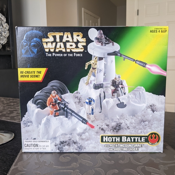 Star Wars | Toys | Star Wars Hoth Battle Playset With Rotating Gun ...